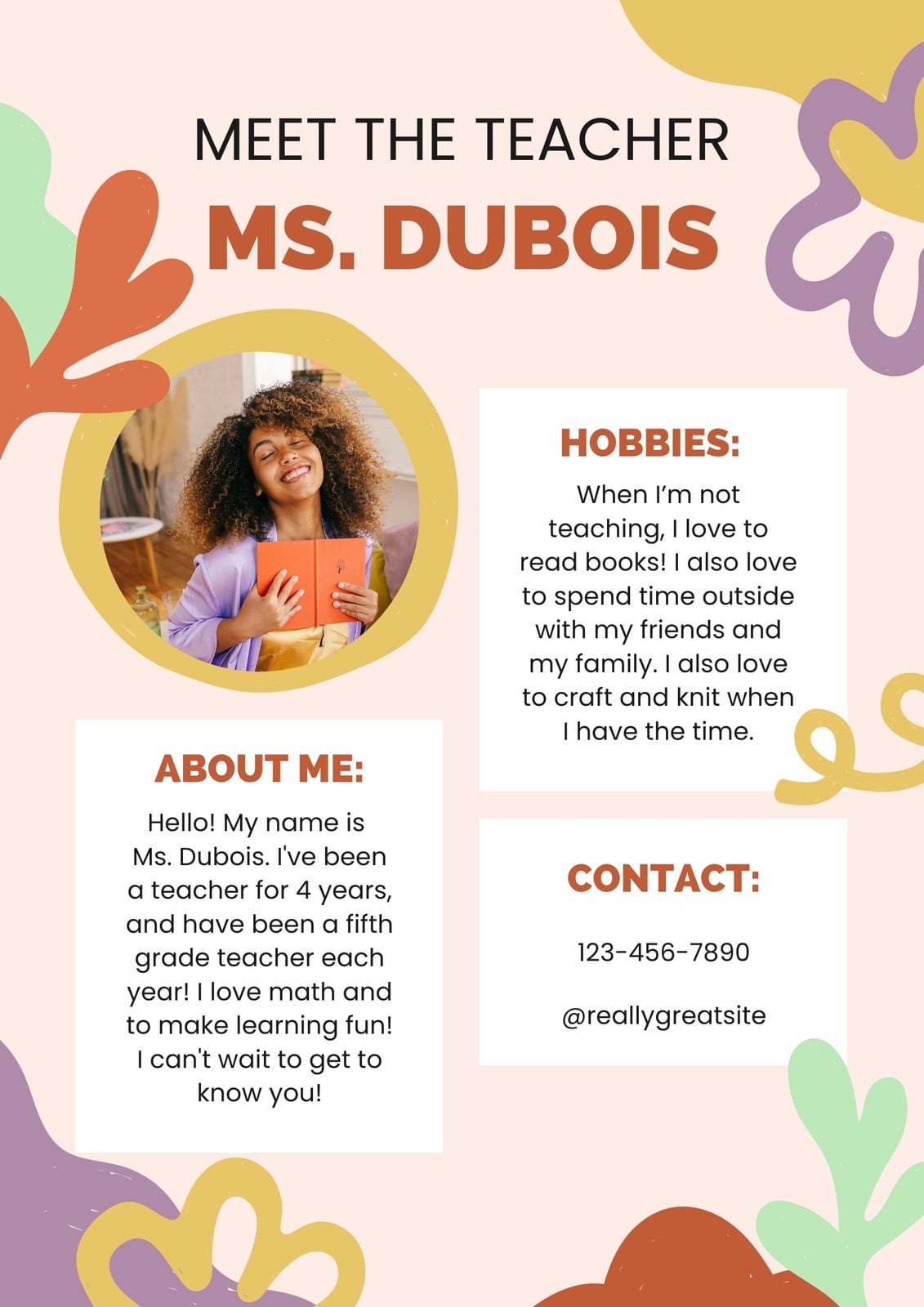 Free and customizable meet the teacher flyer templates | Canva