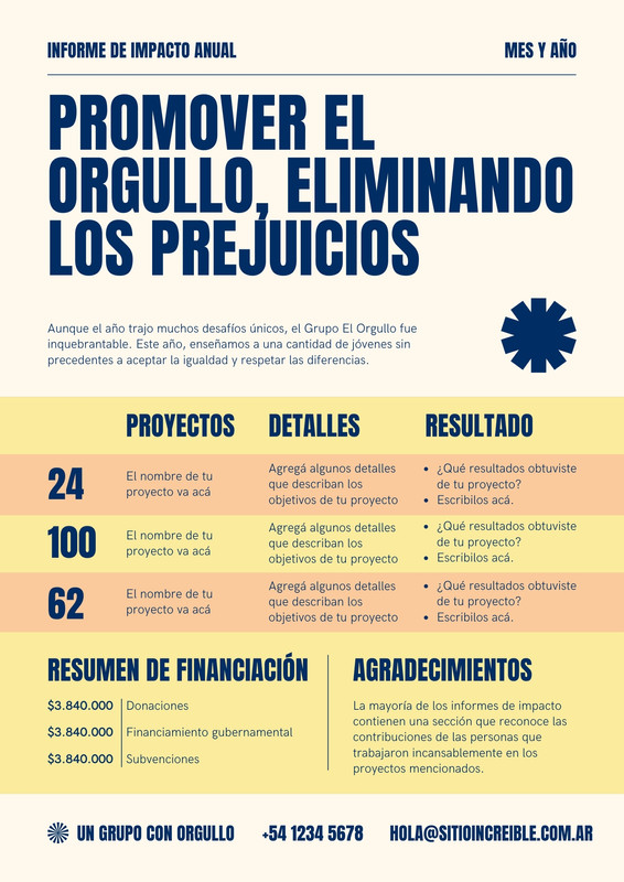 Plantillas de Reportes Profesionales y Dinámicos | Canva