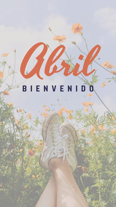 Plantillas Bienvenido abril - Gratis y editables - Canva