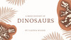 Free and customizable dinosaur templates