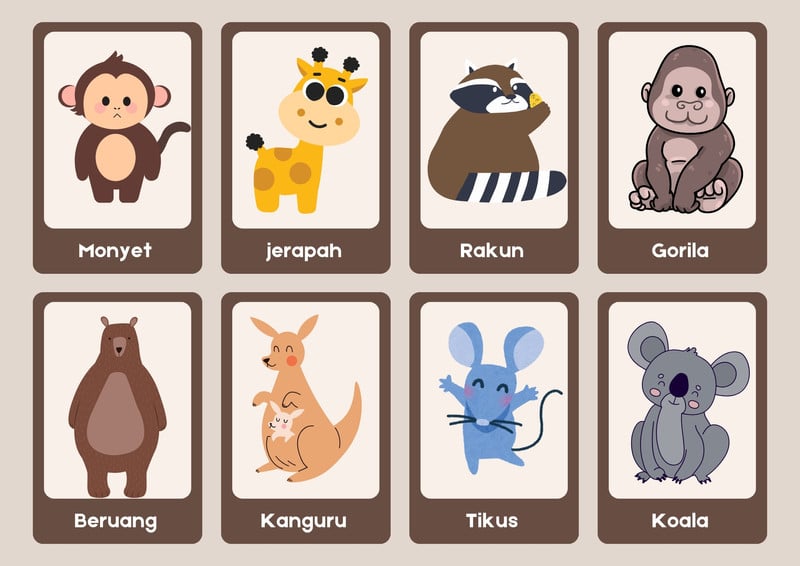 Flashcard | Desain, Cetak & Bagikan dengan Canva
