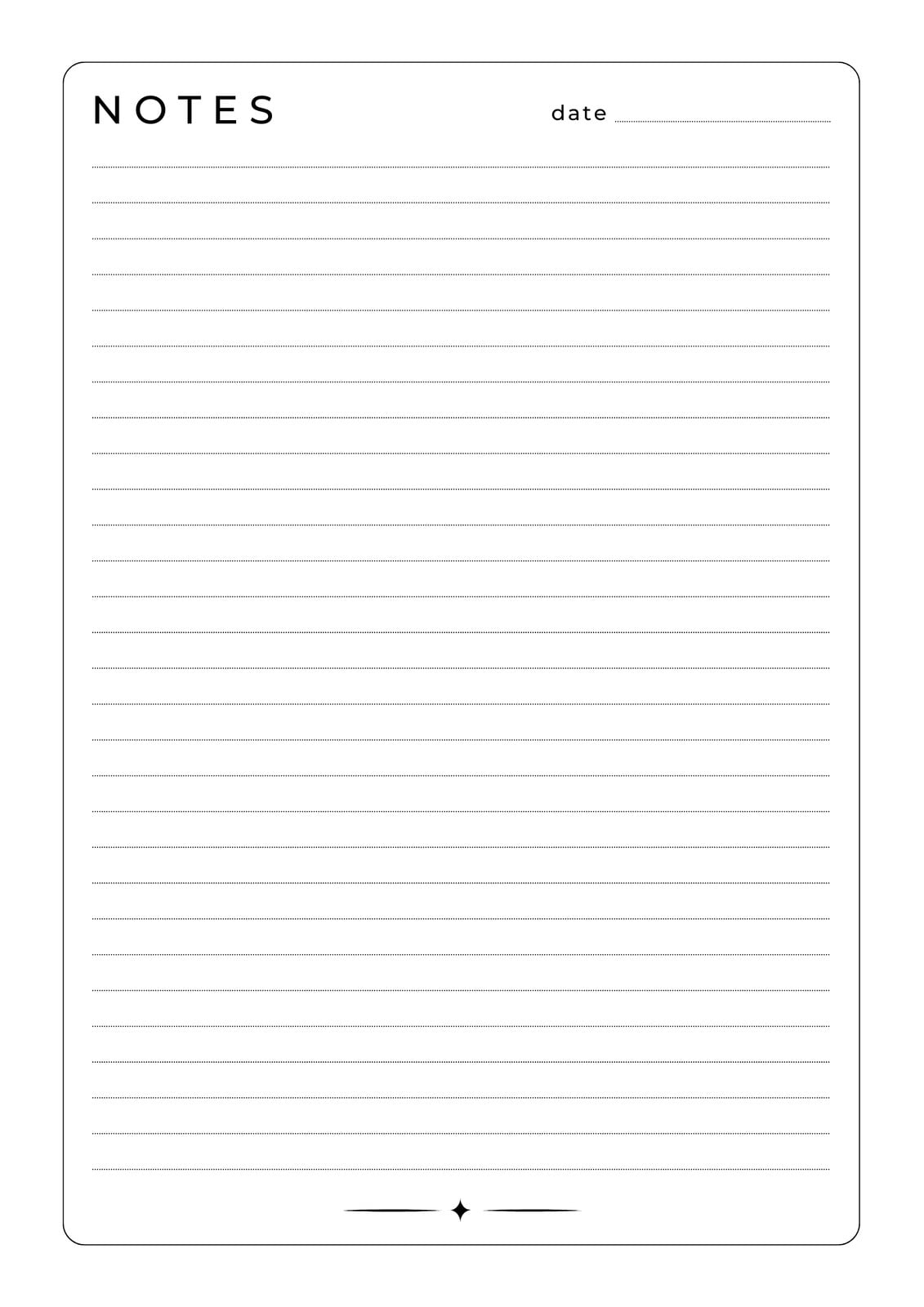Free, customizable, and printable notepad templates | Canva