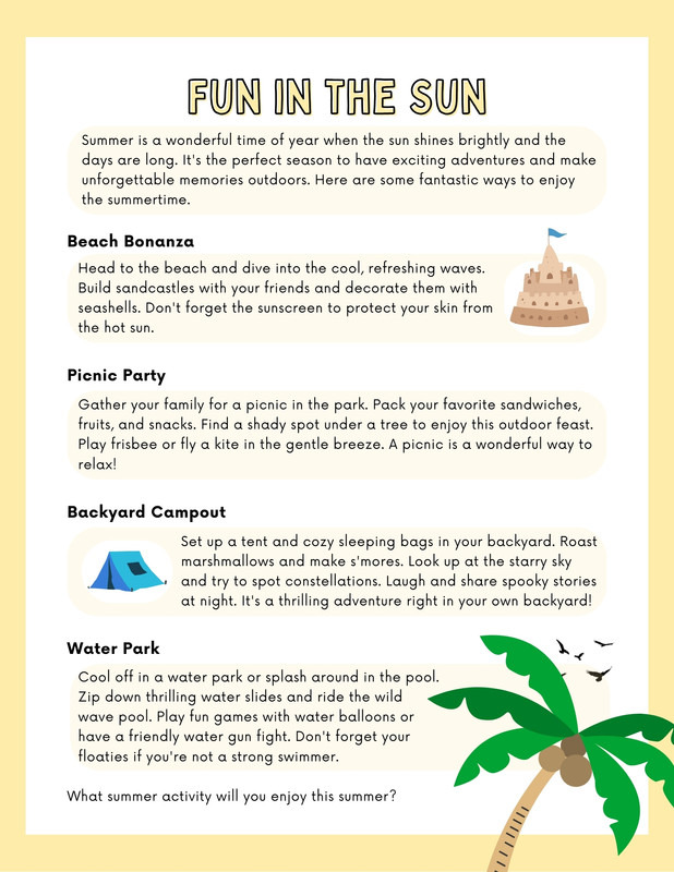 Customize 647+ Reading Comprehension Worksheets Templates Online - Canva