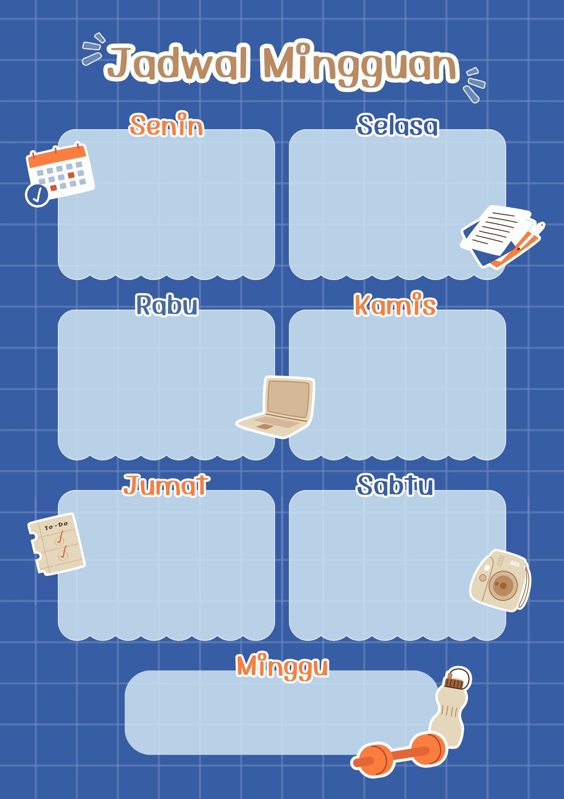 Desain Planner Agenda Kustom | Rancang Kegiatan dengan Canva