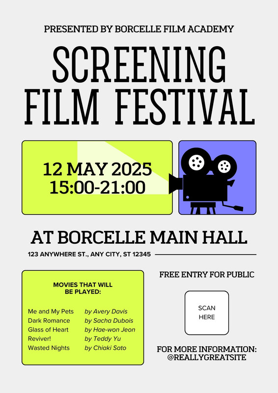 Free film festival design collection | Canva