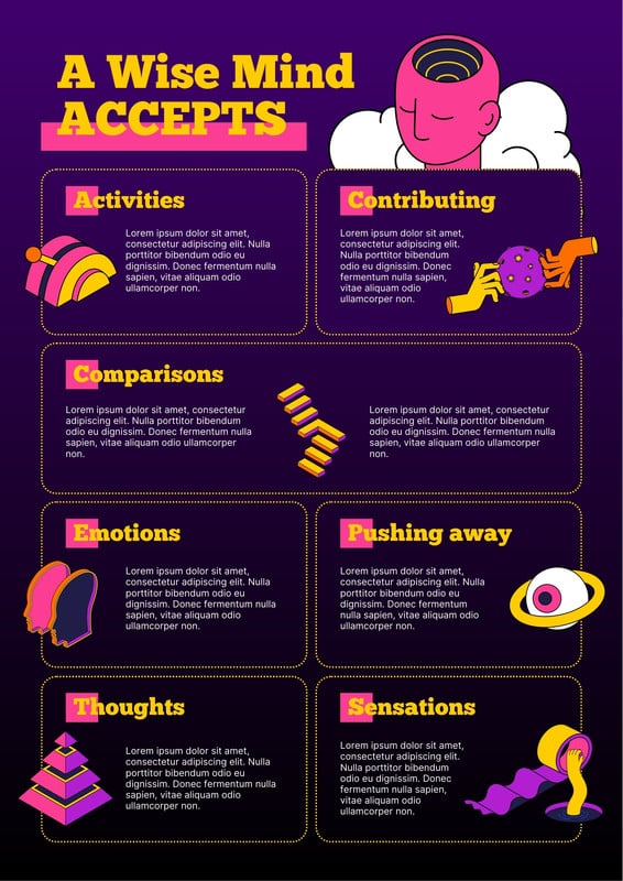 Free to edit and print mindfulness poster templates | Canva