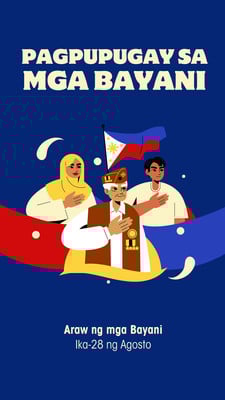 Araw Ng Mga Bayani Poster
