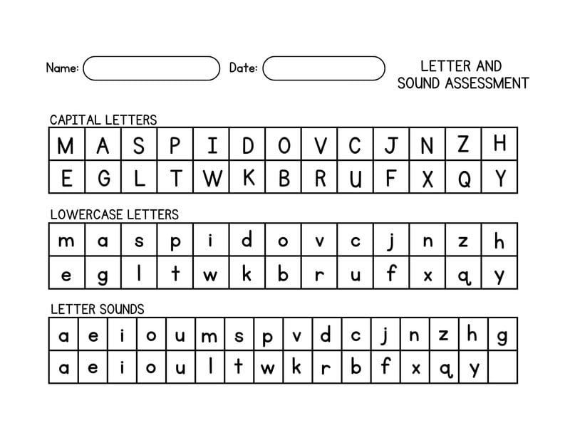 Free and customizable assessment templates