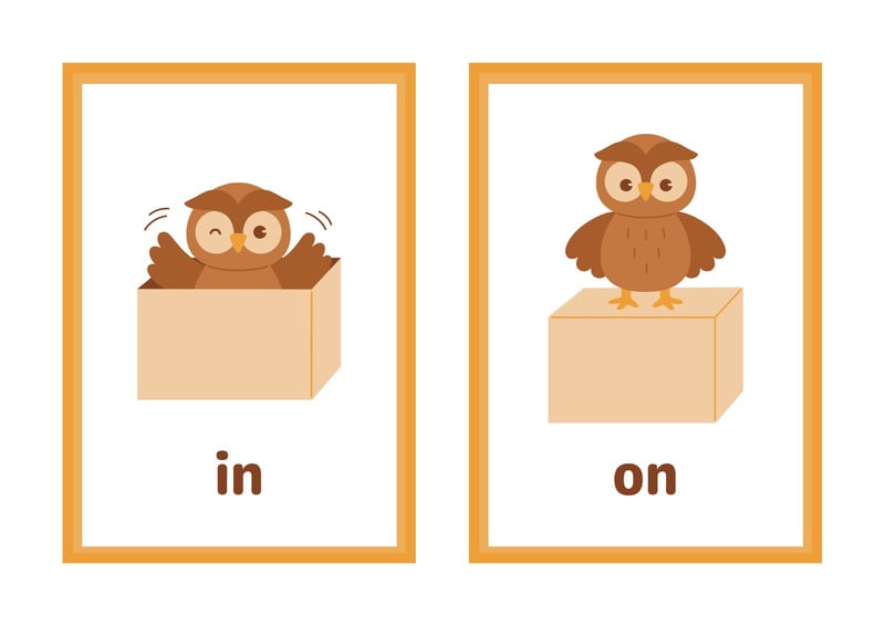 Prepositions Of Place Pictures Preposition Of Place Vector Images
