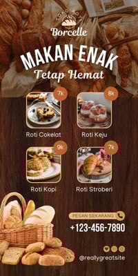 Banner promosi bisnis makanan - moonkimi - Canva