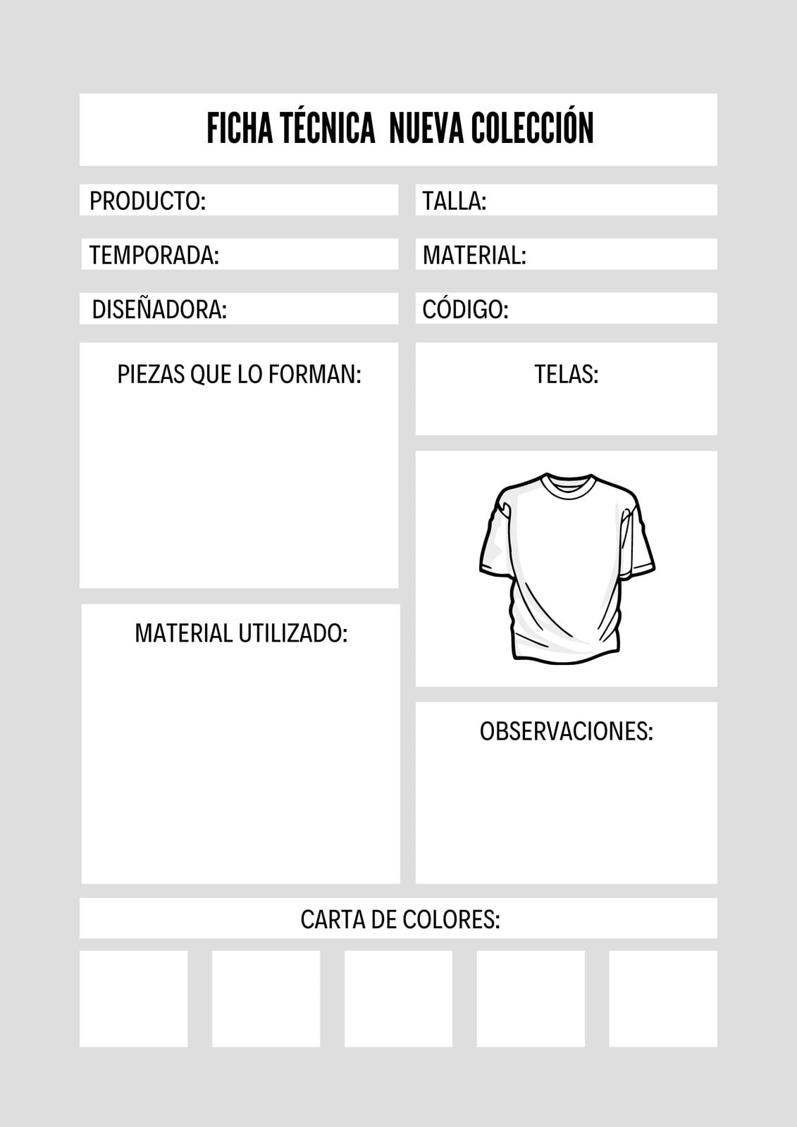 Plantillas de ficha técnica editables gratis | Canva