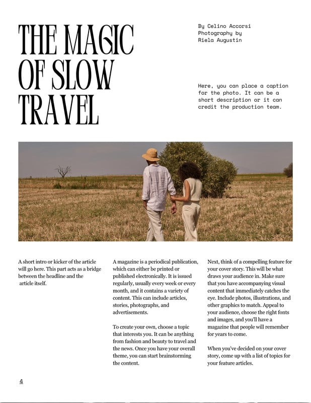 Magazine Printing - Design and print magazines with ease - Canva