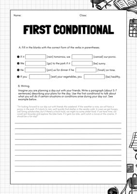 Zero And First Conditional Interactive Worksheet
