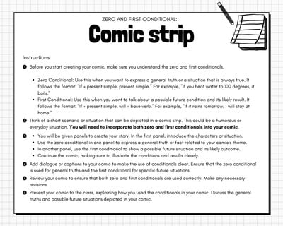 Zero And First Conditional Worksheet Worksheet ZERO AND FIRST