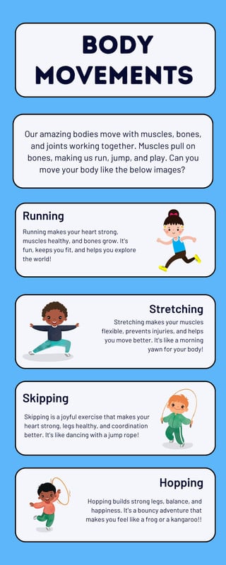 Body Movements Worksheet