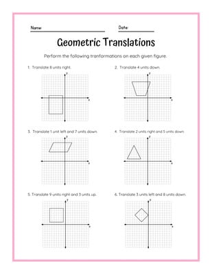 Geometric Transformations - Annie Wadzinski - Canva