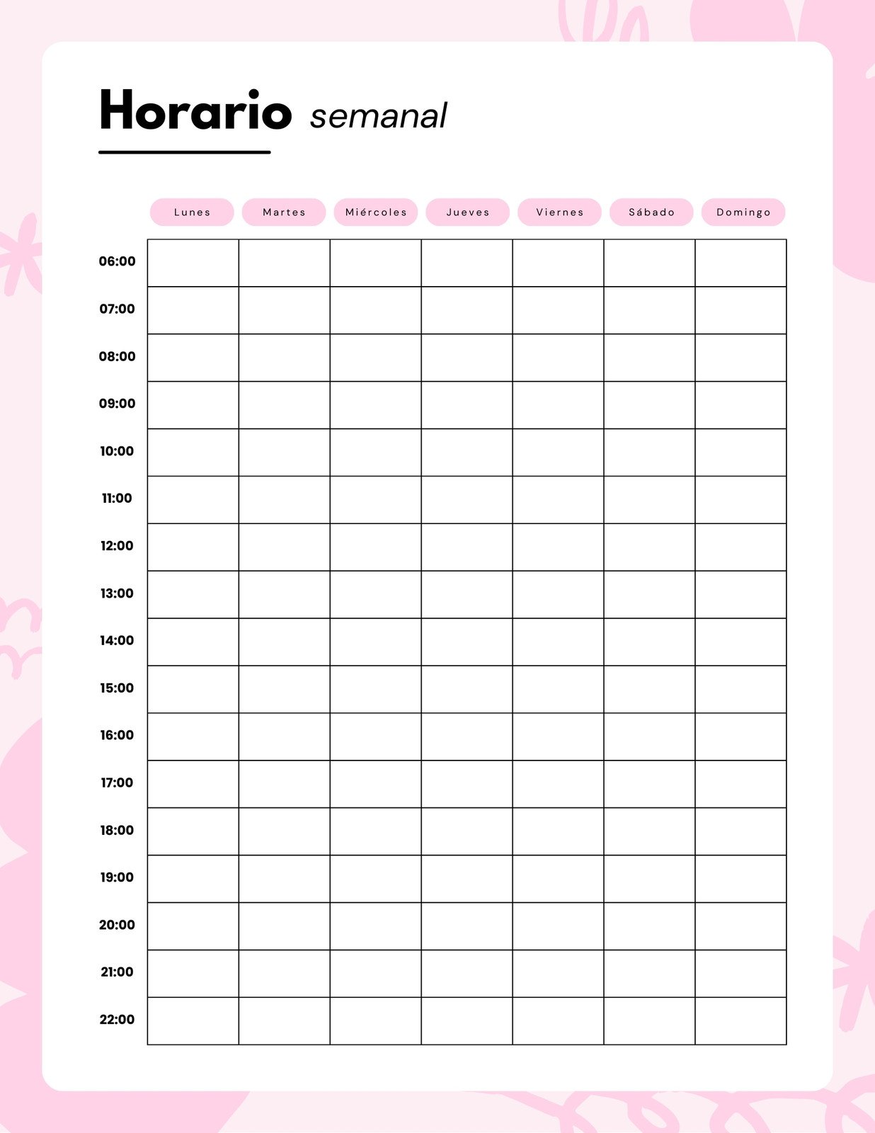 Elementos Básicos Del Planificador Mensual