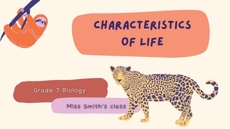Ppt Characteristics Of Living Things Powerpoint PPT Warm Up