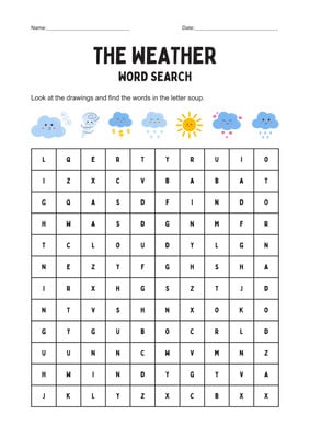 1st Grade Weather Graph Weather Chart For Kids Free Printable