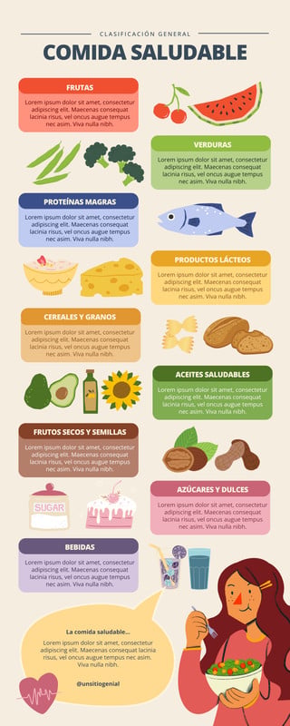 Plantillas comida saludable - Gratis y editables - Canva