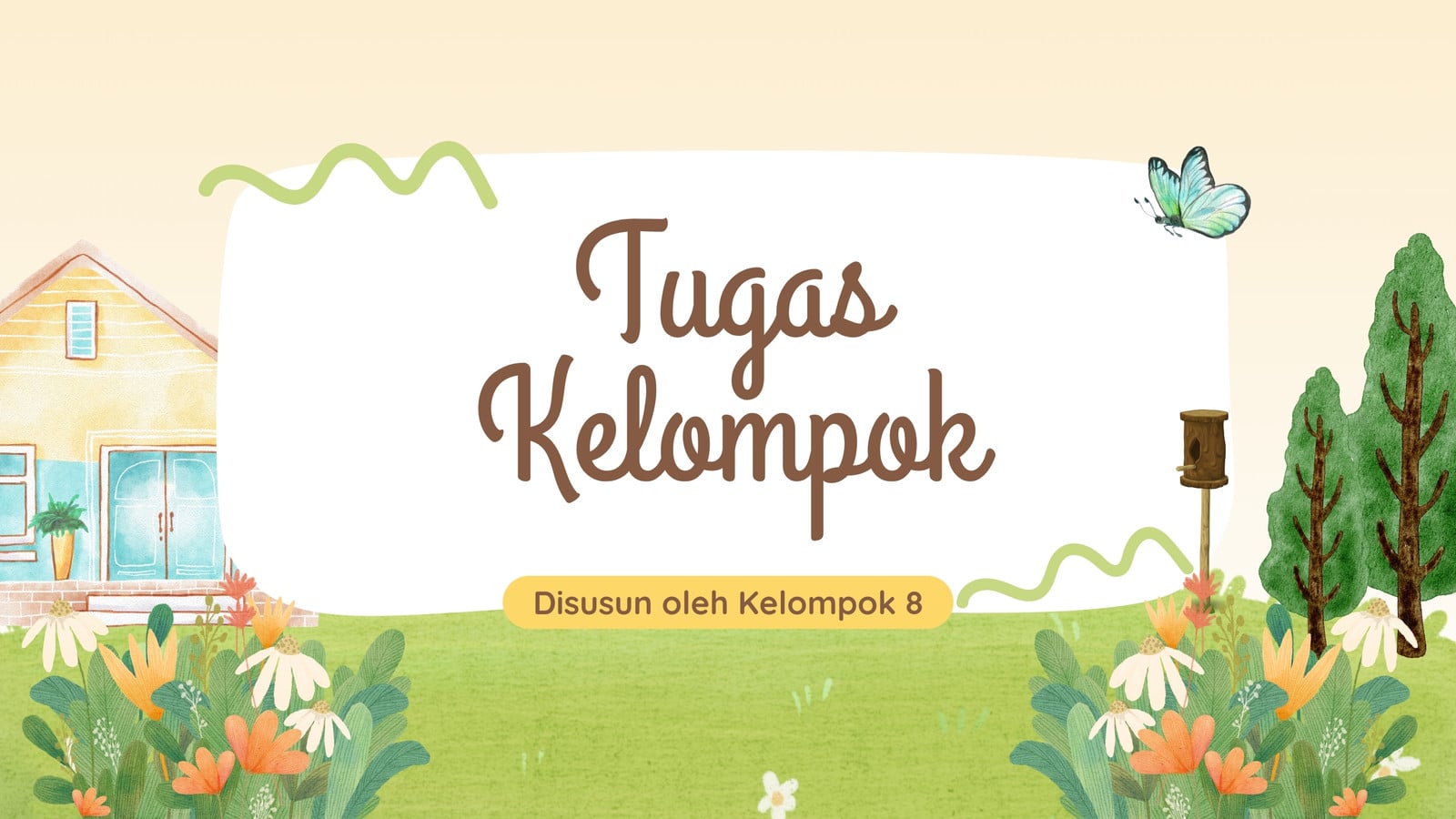 Gratis desain contoh taman - Canva