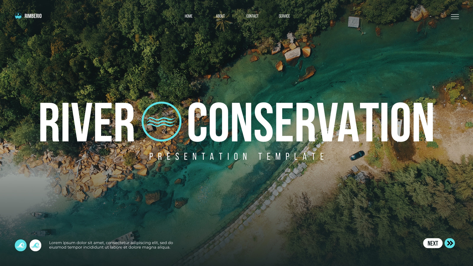 Free and customizable river templates