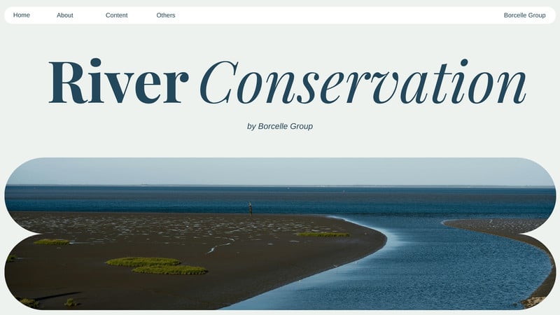Free and customizable river templates