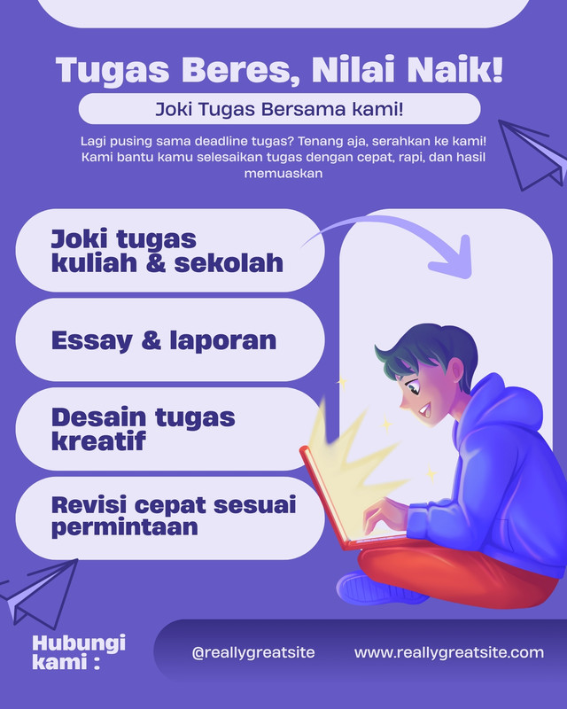 Gratis desain contoh joki - Canva