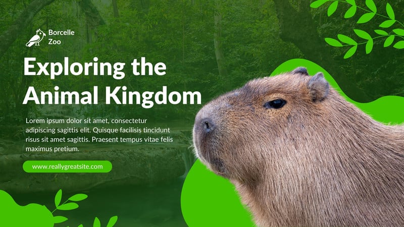 Free and customizable capybara templates