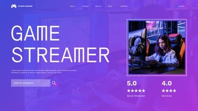 Free and customizable streamer templates
