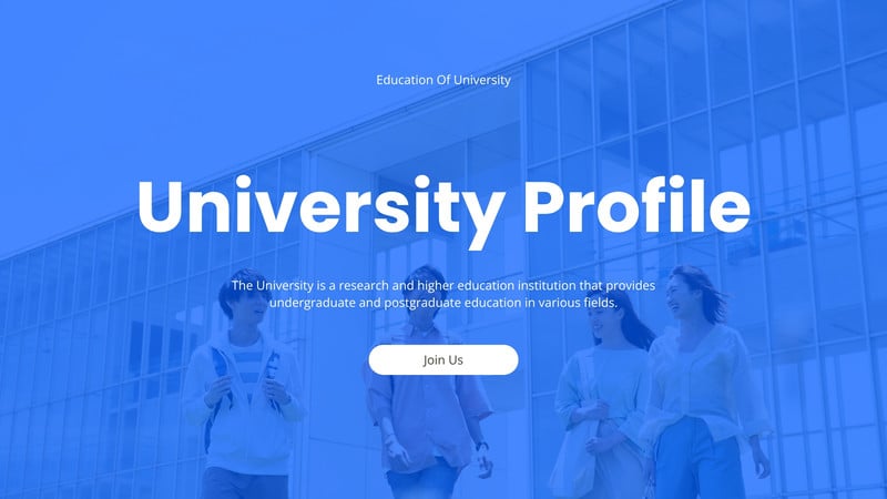 Free and customizable university templates