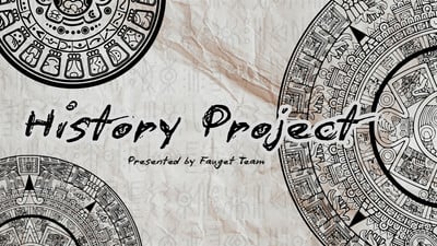 Free and customizable ancient templates