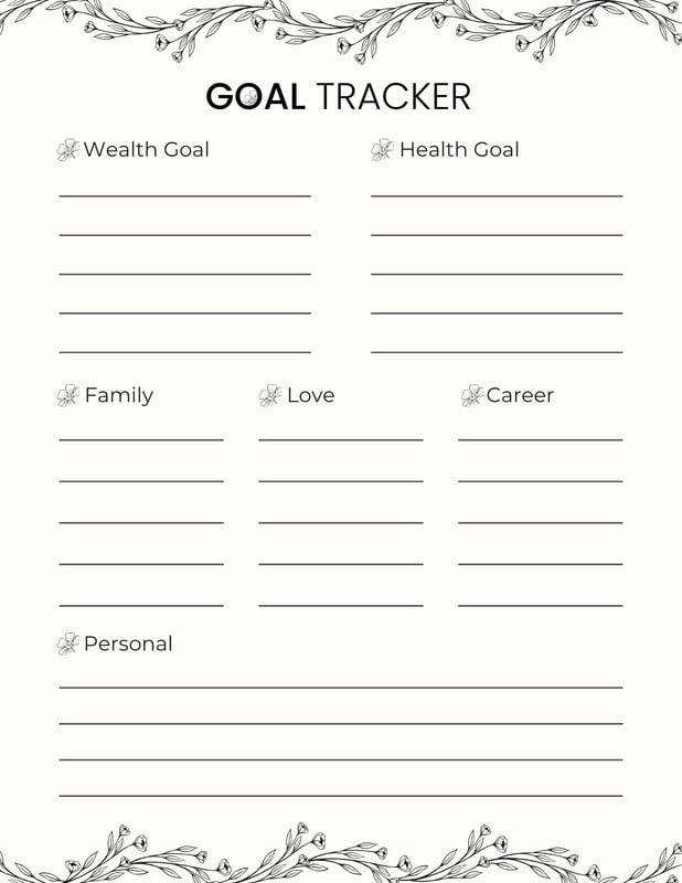 Page 10 - Free, printable, customizable personal planner templates | Canva