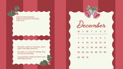 Free custom printable Christmas calendar templates | Canva