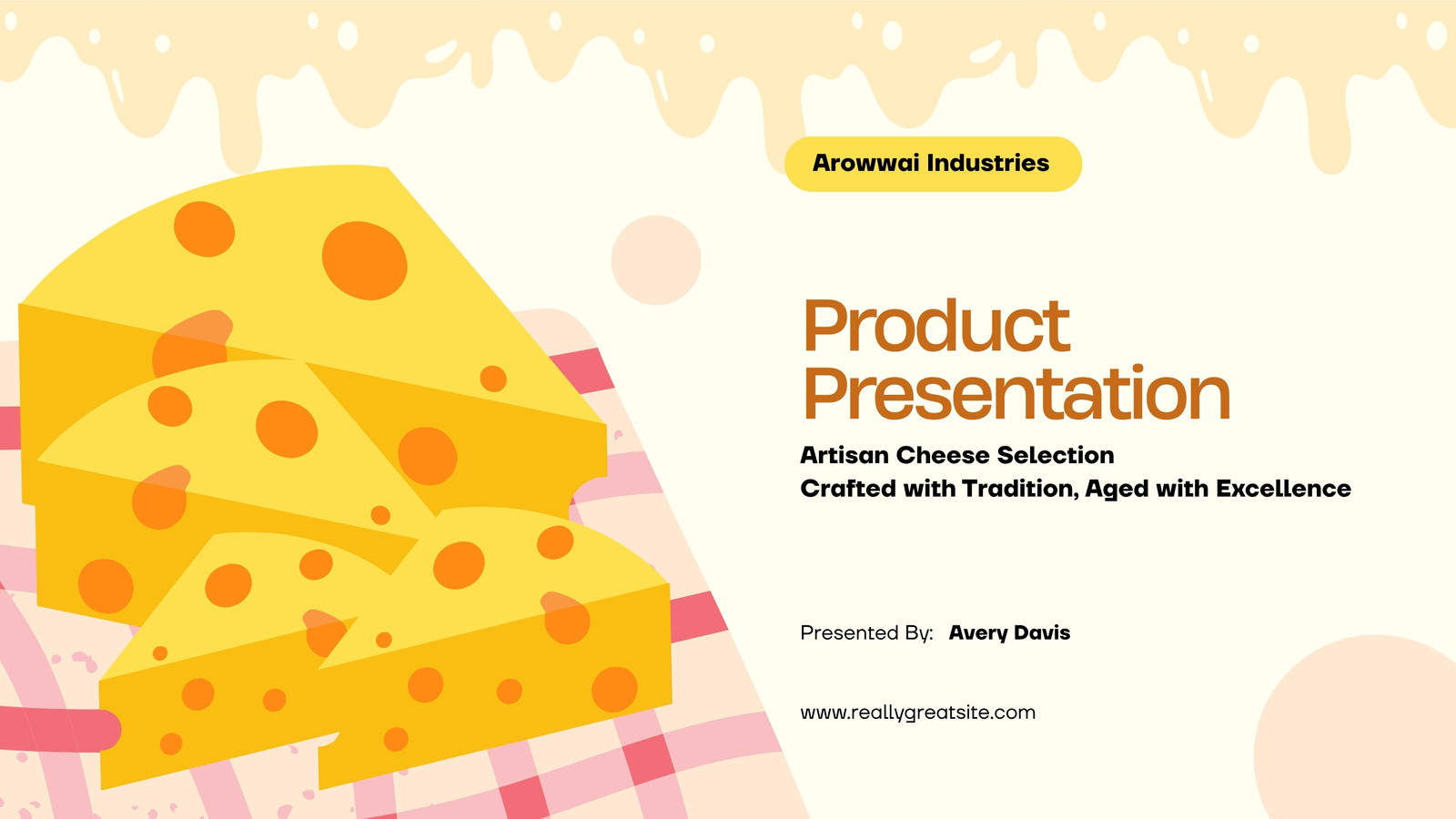 Free and customizable cheese templates