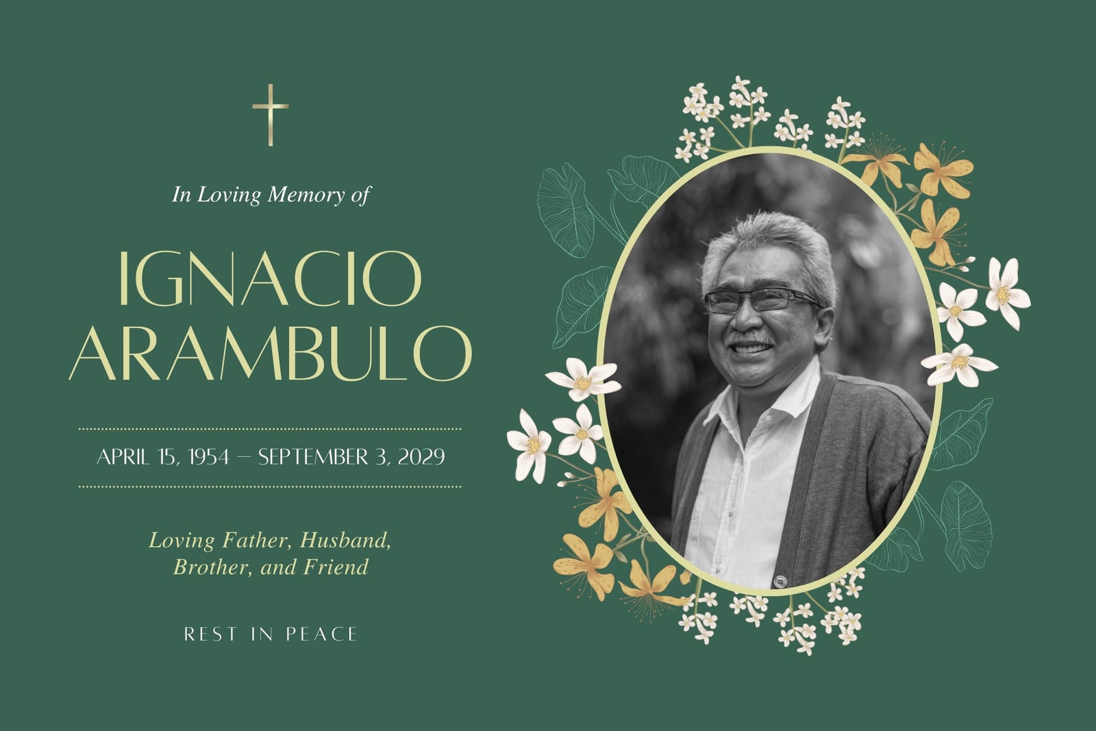 Customize 15+ Funeral Tarpaulins Templates Online - Canva