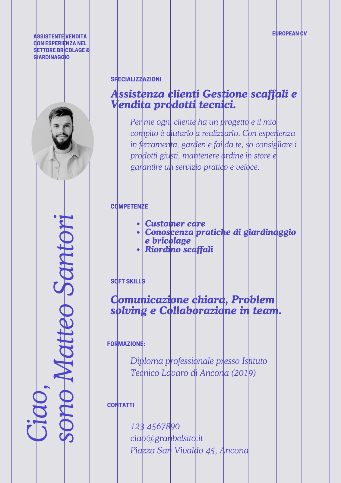 Strumento per creare curriculum vitae gratis online | Crea facilmente ...