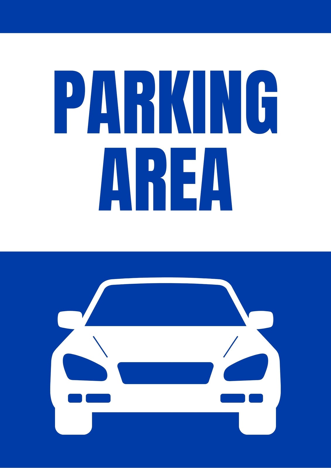 Free and customizable parking templates