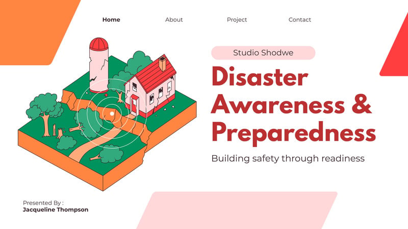 Free and customizable earthquake templates