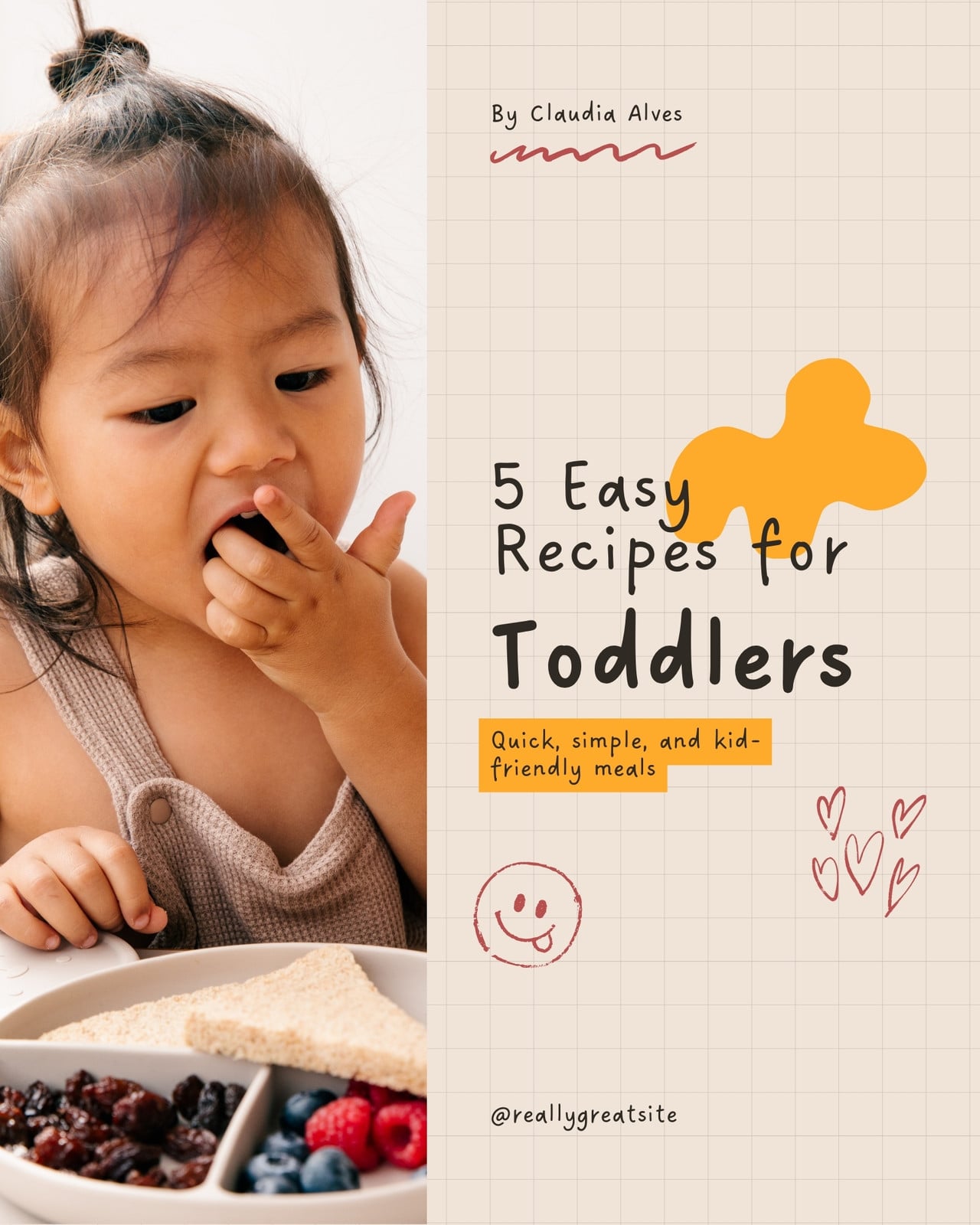 Free and customizable toddler templates