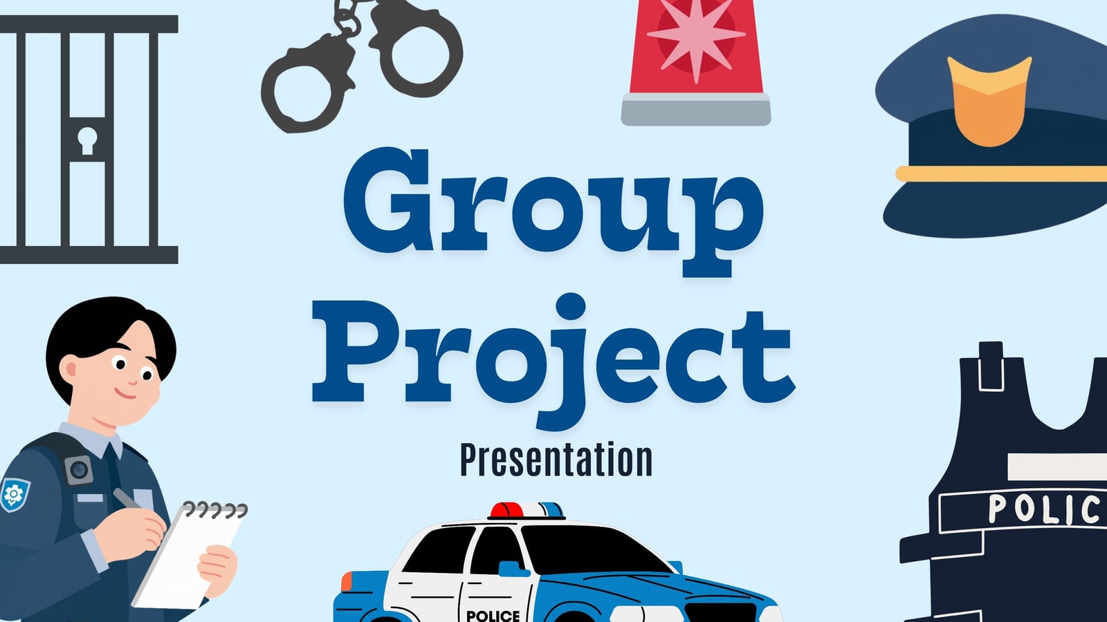 Free and customizable police templates