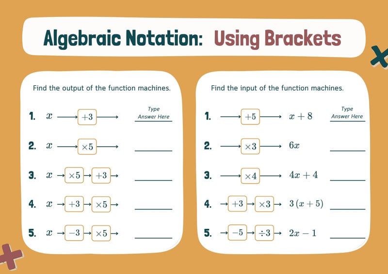 Algebraic Notation Math