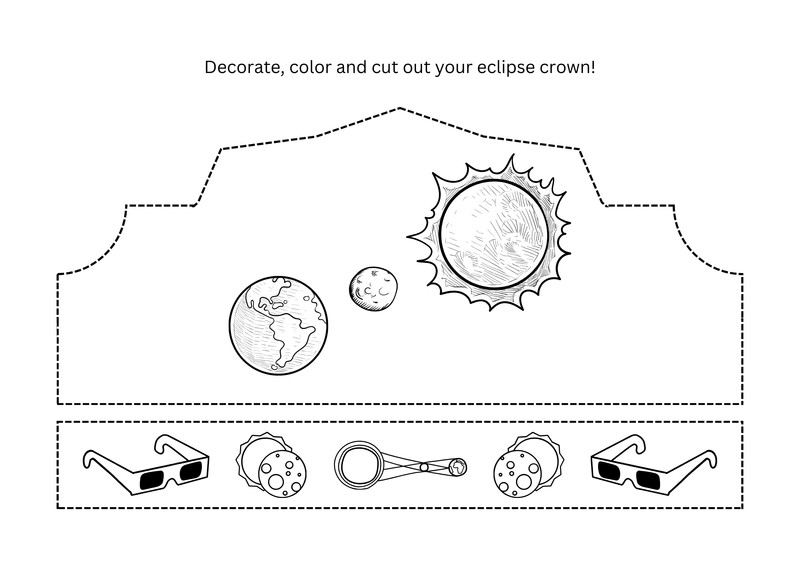 Crown Art And Craft Template