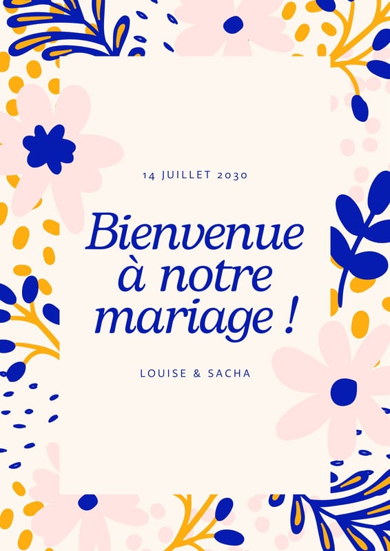 bienvenue : modèles gratuits à personnaliser | Canva