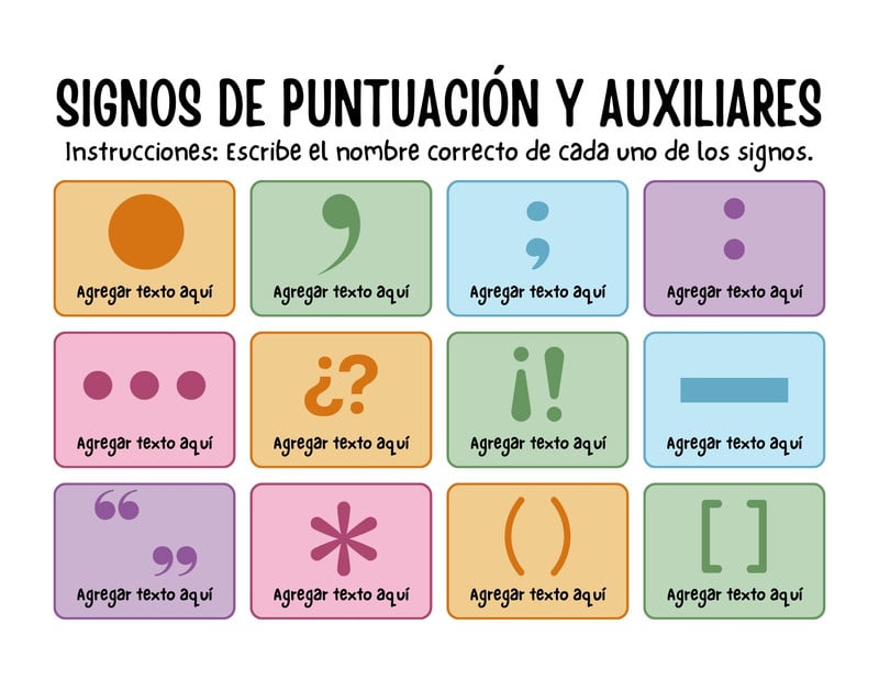 Signos De Puntuación Imprimibles