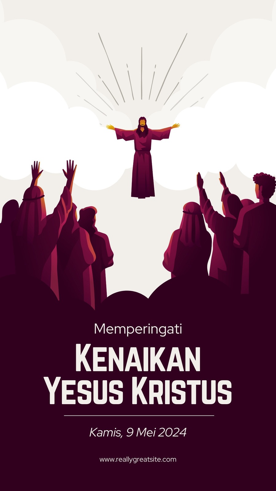Gratis desain contoh yesus - Canva