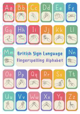 British Sign Language Worksheets Free