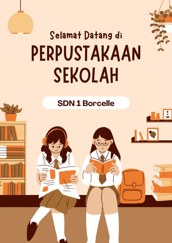 Gratis desain contoh perpustakaan - Canva