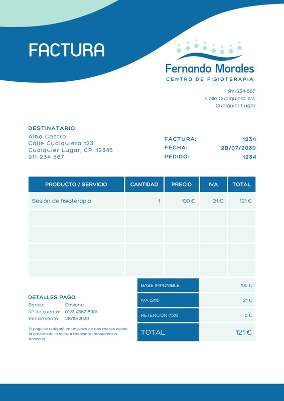 Generador gratuito de facturas - Plantillas de facturas gratis | Canva