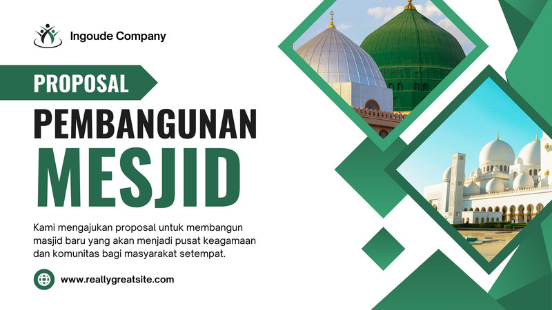 Gratis desain contoh masjid - Canva